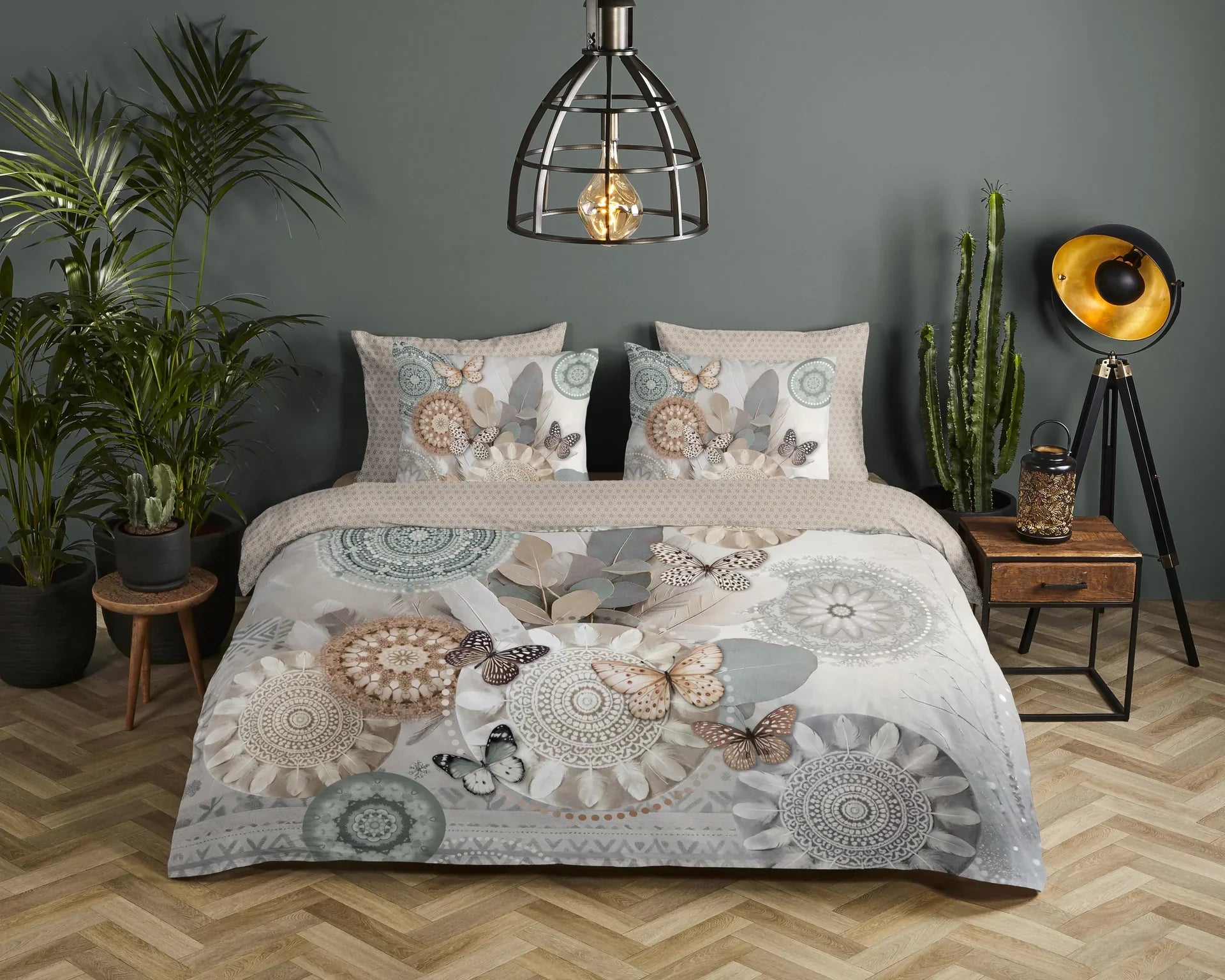 Wat is een katoen satijn dekbedovertrek?